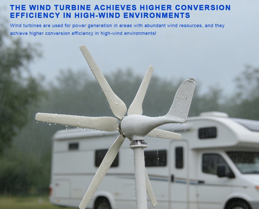 6-Blade High-Efficiency Wind Power for Small-Scale Off-Grid Setups S5 ...